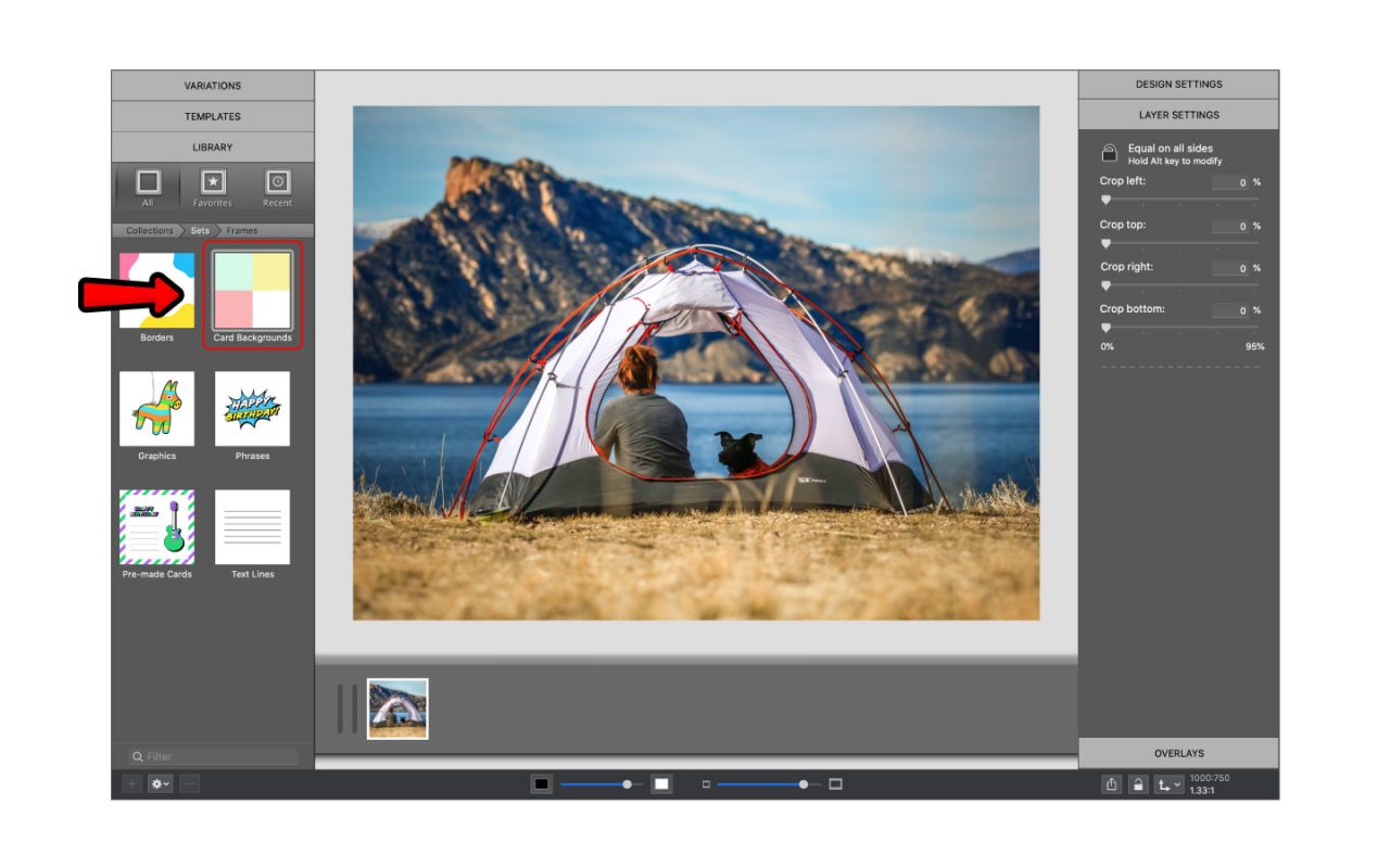 How to make greeting cards with the Card Creator Pack — ImageFramer for Mac