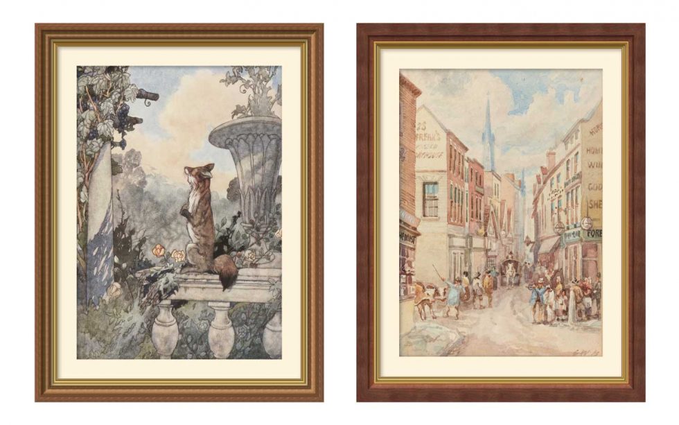 Gold frames in classic paintings and modern art — ImageFramer for Mac