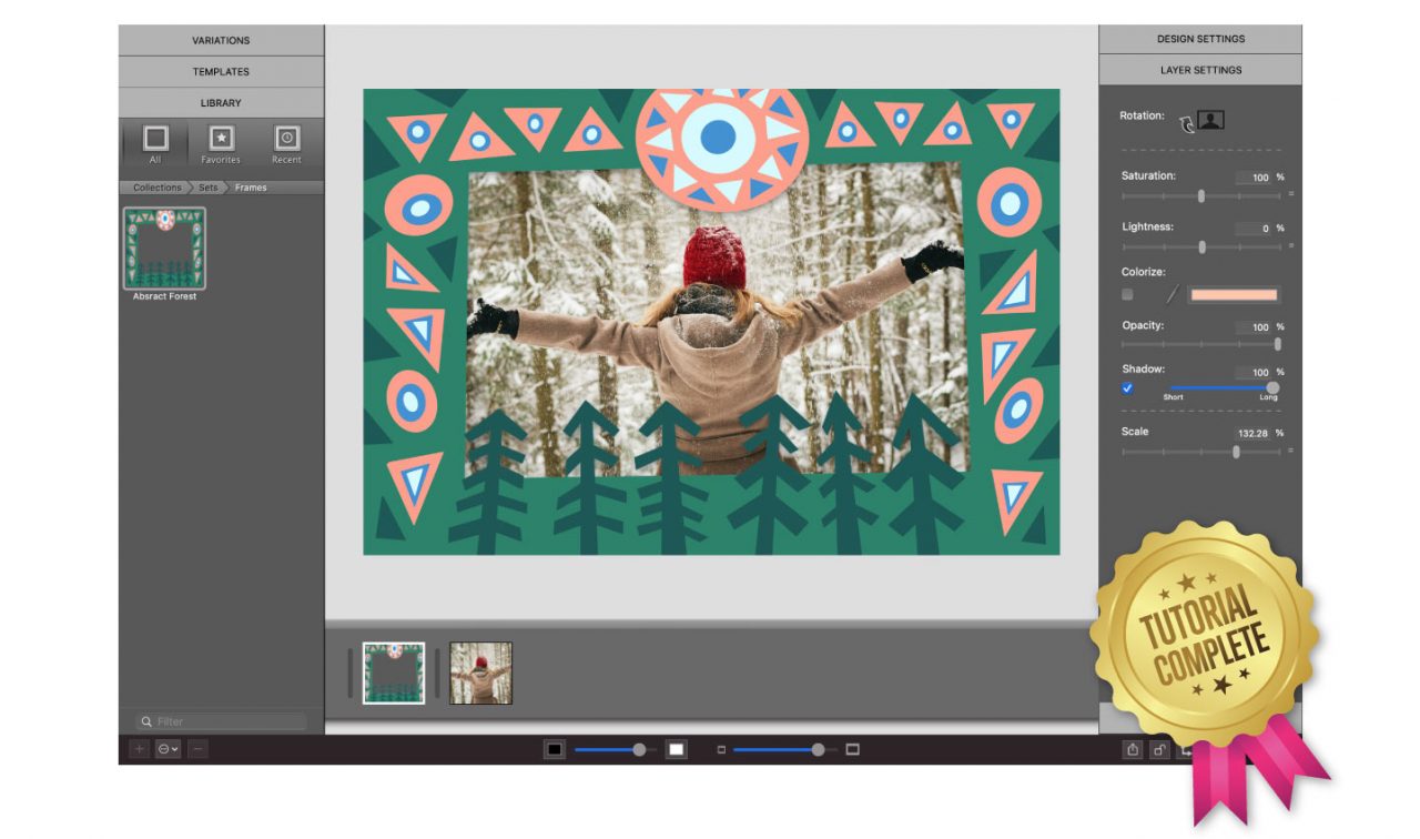 Make a custom frame with iPad drawing apps — ImageFramer for Mac